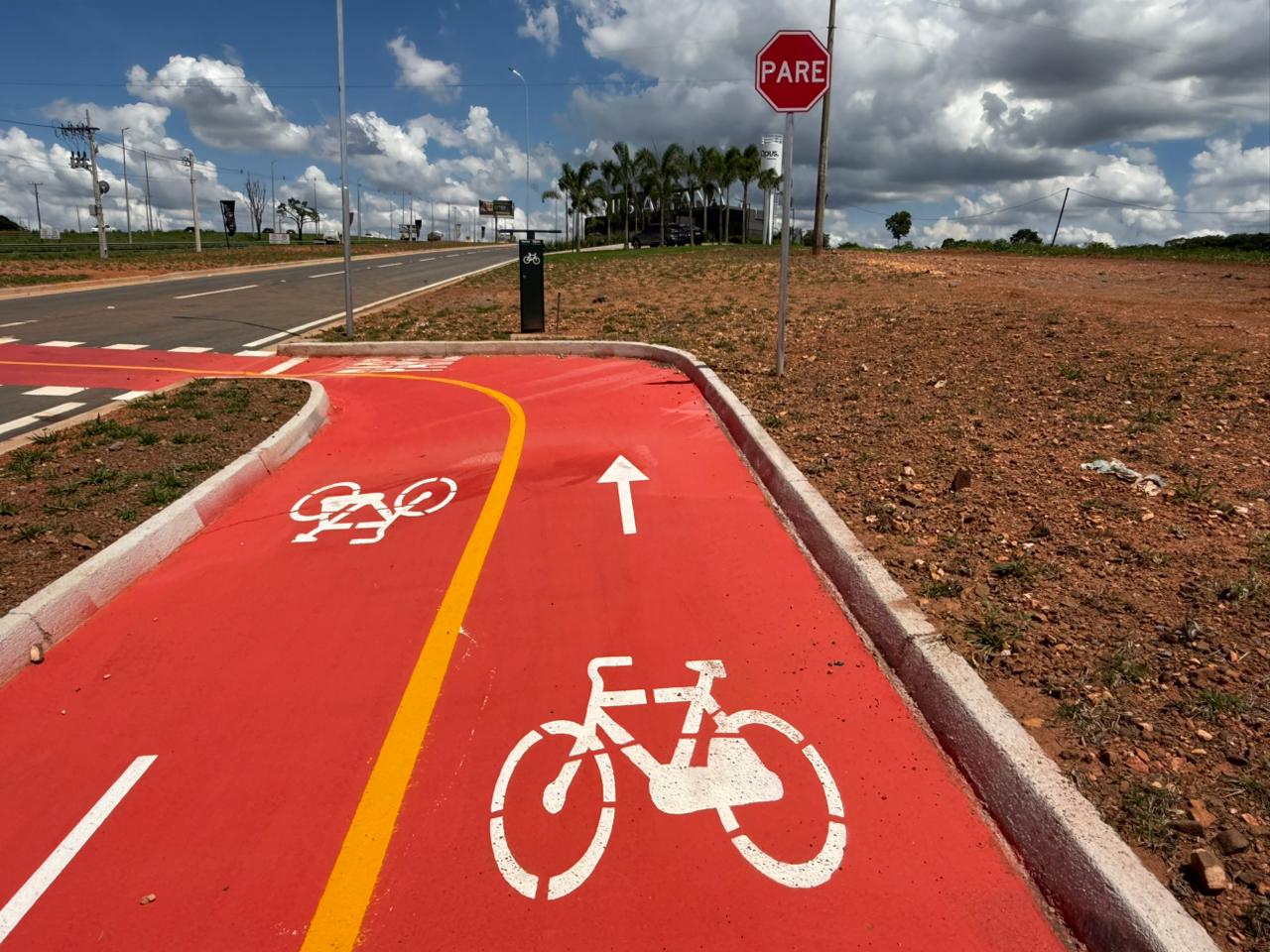 Opus entrega 'Bike Station' na GO-020 em frente condomínio - Portal GO 020